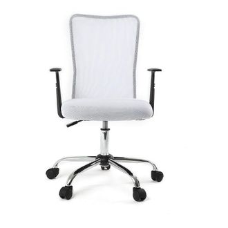 Miliboo Design-B&uuml;rosessel Mesh Wei&szlig; PLUZ