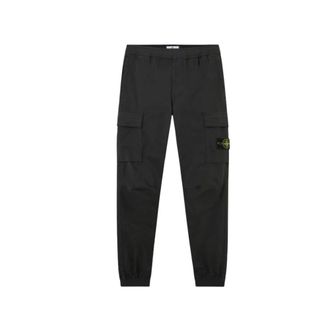 Stone Island Pantalon Jogging Cargo - Homme - Pantalons - Gris - Taille: W32