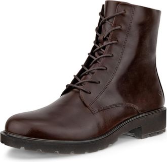 Ecco Womens METRO VIENNA LACE BOOT POTTING SOIL 41