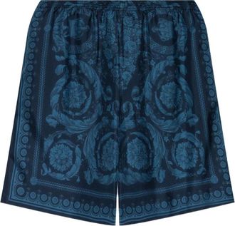 Versace Homme, Shorts, Bleu, Taille: M Shorts