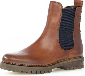 Gabor Damen Chelsea Boots, Frauen Stiefeletten,Wechselfu&szlig;bett,Komfortable Mehrweite (H),winterstiefeletten,woman,sattl/EF(Fl/river),40.5 EU / 7 UK