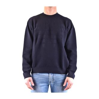 Emporio Armani Rundhals-Strickware - - Knitwear - Herren - Blau - S