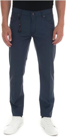 Marco Pescarolo Herren, Hosen, Blau, 4XLGröße