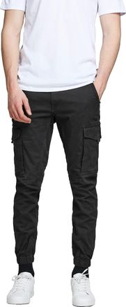 Jack & Jones Herren Jjipaul Jjflake AKM 542 Navy Blazer Noos Pants, schwarz 1, Bundweite: 84 cm, beinlänge: 81 cm