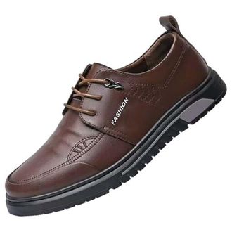 Generic Chaussures habill&eacute;es daffaires pour homme classiques &agrave; lacets Oxford &agrave; bout rond en cuir antid&eacute;rapant Chaussures tendance pour &eacute;v&eacute;nements daffaires d&eacute;