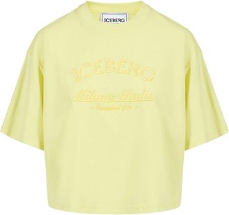 Iceberg Femme, Tops, Jaune, Taille: 40 FR Boxy T-Shirt