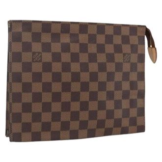 Louis Vuitton Pochette en toile Pre-owned - Femme - Pre-owned - Brun - Taille: ONE Size