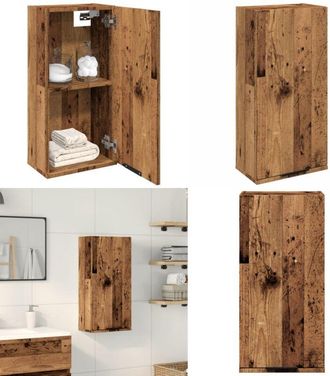 vidaXL Wand-Badschrank Artisan-Eiche 32x20x67 cm - Vidaxl
