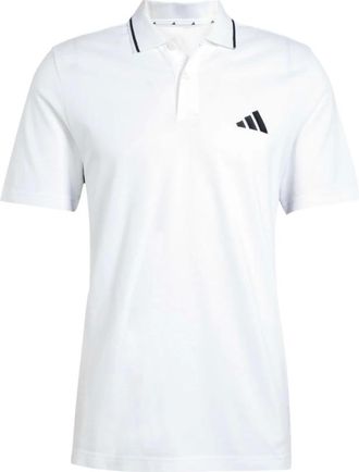 adidas Homme, Sport, Blanc, Taille: M Polo Essentials 3-Stripes