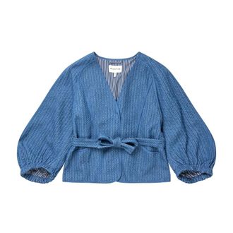 Munthe Leichte Jacke - - Jackets - Damen - Blau - M