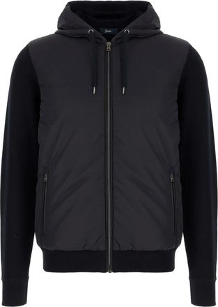 Herno Homme, Vestes, Bleu, Taille: L Veste Hybride &agrave; Capuche