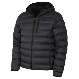 Calvin Klein Herren San Gabriel gewebt Jacke - Anthrazit/Schwarz - XXXL