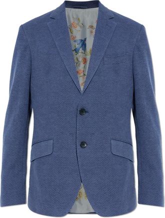 Etro Homme, Vestes, Bleu, Taille: L Blazer &agrave; Revers Ouverts