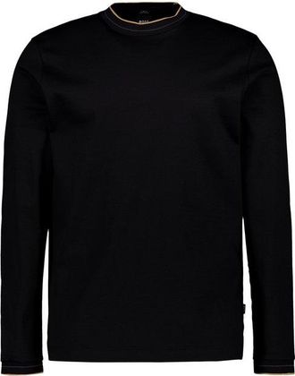HUGO BOSS Herren T-Shirts schwarz Baumwoll-Jersey