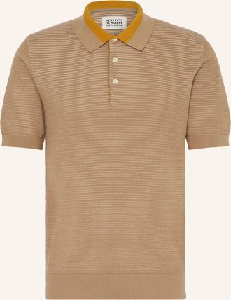 Scotch & Soda Strick-Poloshirt beige