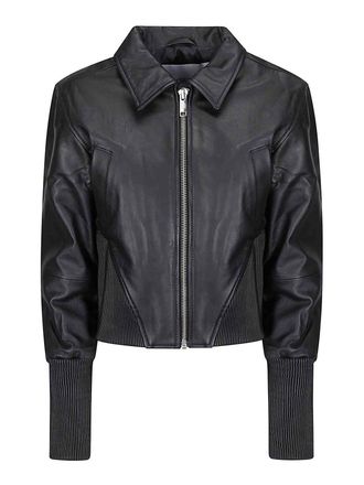 Deadwood Blouson En Cuir - Noir