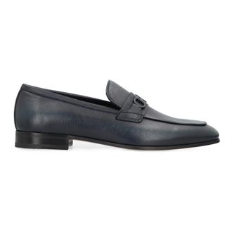 Ferragamo Gancini Ornament Loafer - - Shoes - Herren - Schwarzk - 44 EU