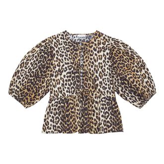 Ganni Blusen - - Blouses & Shirts - Damen - Braun - XS