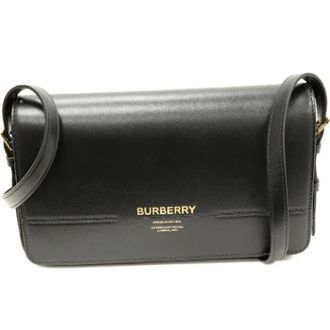 Burberry Pre-owned Cuir sacs-ports-paule - Femme - Pre-owned - Noir - Taille: ONE Size