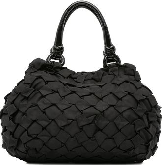 Prada Shopper - Tessuto Weave Tote - Gr. unisize - in Schwarz - f&uuml;r Damen
