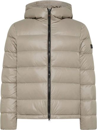 Peuterey Homme, Vestes, Beige, Taille: XL Vestes matelassées linéaires en Ecru