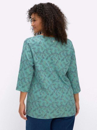 Sheego T-Shirt 3/4-Arm-Shirt 3/4-Arm