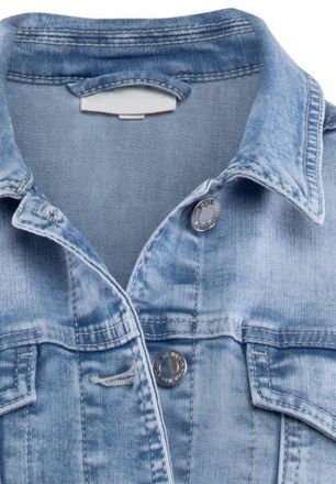 Stooker Jeansjacke JANINE Jeansjacke Jeansjacke Figurbetont Casual Clean Wash Baumwollstretch f&uuml;r Damen
