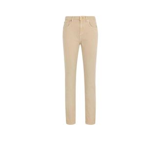 Roberto Cavalli Femme, Pantalons, Brun, Taille: W34 Beige Wash Jeans skinny