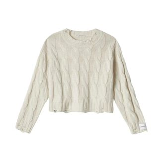 Hinnominate Hinnominate, Damen, Strickwaren, Weiß, SGröße