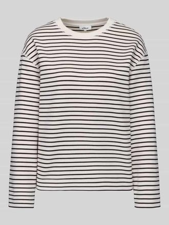 s.Oliver Red Label Relaxed Fit Sweatshirt aus Viskose-Mix
