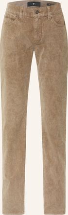 7 For All Mankind Cordhose The Straight Straight Fit beige