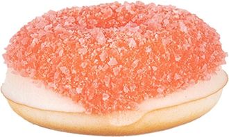 Clayre & Eef Dekoration Donut Ø 6x2 cm Rot Kunststoff