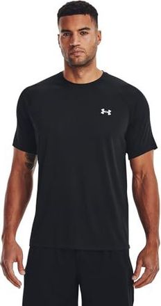 Under Armour Manches Courtes pour Homme UA Tech Reflective S, Noir, 1377054-001, XL
