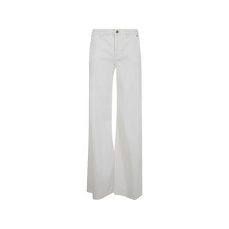 Blumarine Wide Leg Five-Pocket-Jeans - - Jeans - Damen - Wei&szlig; - 2XS