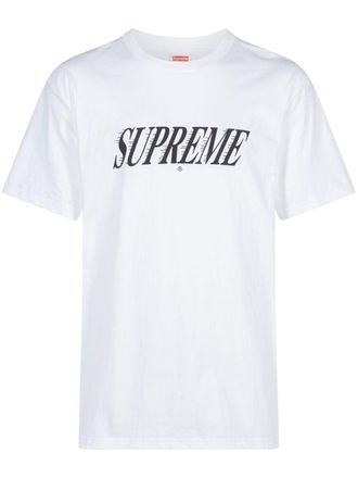 SUPREME t-shirt Slap Shot en coton - Blanc