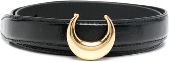 Marine Serre G&uuml;rtel mit Mond-Schnalle - Schwarz
