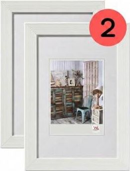 Walther Design Bilderrahme weiss, 20x30 cm 3er Pack Grado Holzrahmen HI030WD