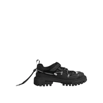 Dolce & Gabbana Schwarze Trekking-Sneakers mit Gummisohle - - Shoes - Herren - Schwarzk - 39 EU