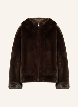 BA&SH Ba&Sh Kunstpelz-Jacke Pandy braun
