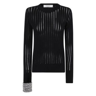 Golden Goose Rundhals-Strickware - - Knitwear - Damen - Schwarzk - M