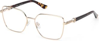 Guess Mujer Gu50313 Gafas, 032 Shiny Deep Gold, 55/16/140