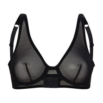 Wolford Bonded to Tulle Skin BH - - Underwear - Damen - Schwarzk - 75B EU