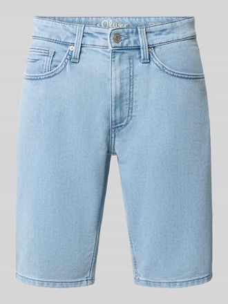 s.Oliver Red Label Regular Fit Jeansshorts aus Baumwoll-Mix