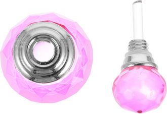 Artibetter TOBBOMEY Kunstvoll Gestaltete Künstliche Kristall parfümflasche Rosa Umweltfreundlich Luftdicht Dekorativ zum Befüllen und Aufbewahren von Parfüms als