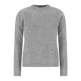 Alpha Studio Ad8410C 2311 Rundhals-Strickpullover - - Knitwear - Damen - Grau - M