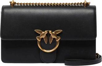 Pinko Pinko, Femme, Sacs, Noir, Taille: ONE Size Classic Love Bag One