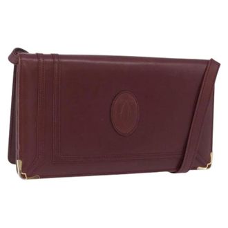 Cartier Sac bandouli&egrave;re vintage doccasion - Femme - Pre-owned - Rouge - Taille: ONE Size