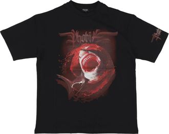 Phobia Archive Homme, Tops, Noir, Taille: XL Shark Print Tee