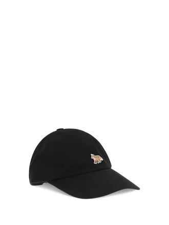 Maison Kitsun&eacute; MRUAH12WB0026 Baseball Cap - Black