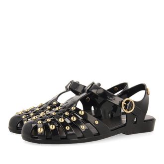 Gioseppo Havana Damen Schwarz Krabben Flip Flops mit Nieten, Schwarz, 38 EU